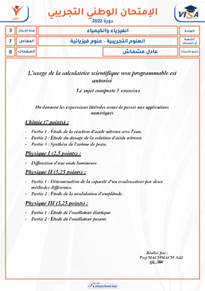 Physique-Chimie , 2 BAC , PC et SVT , BIOF , Résumés de Cours et ...