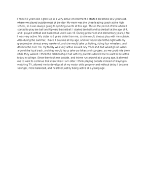 Assignment 1- Birth Story - I was born June 17th, 2002 at 11:19 am. My ...