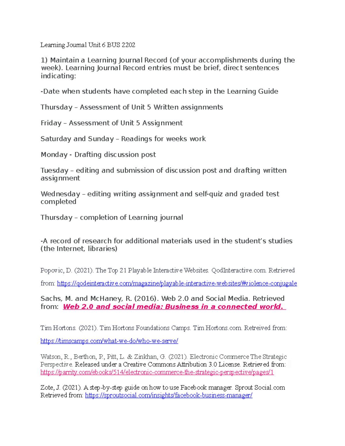 Learning Journal Unit 6 BUS 2202 - Learning Journal Unit 6 BUS 2202 ...