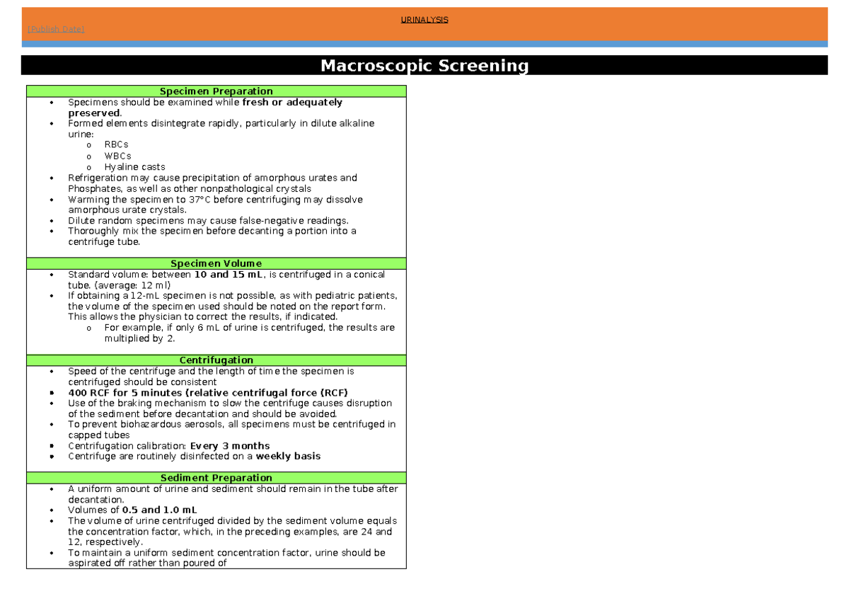 Chapter 7 Microscopic Examination - [Publish Date] Macroscopic ...