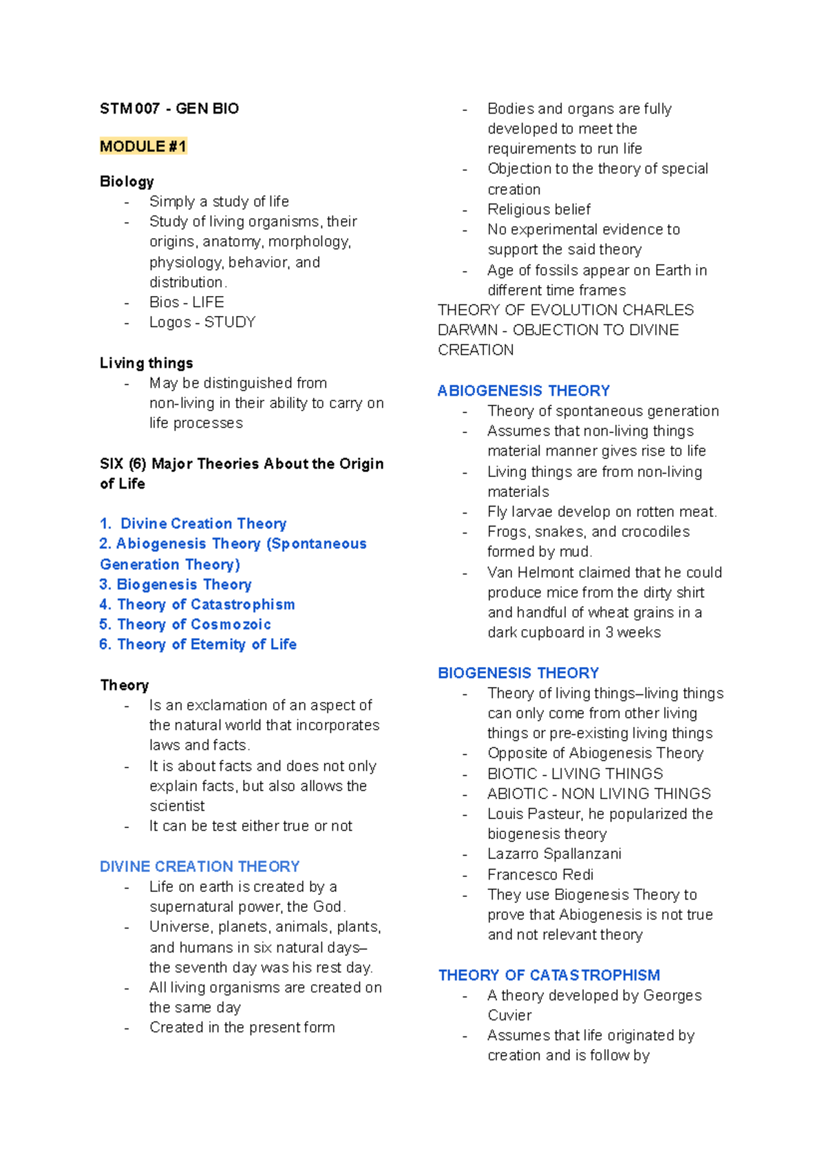 STM 007 - GEN BIO - asdadadsadsadsads - STM 007 - GEN BIO MODULE ...