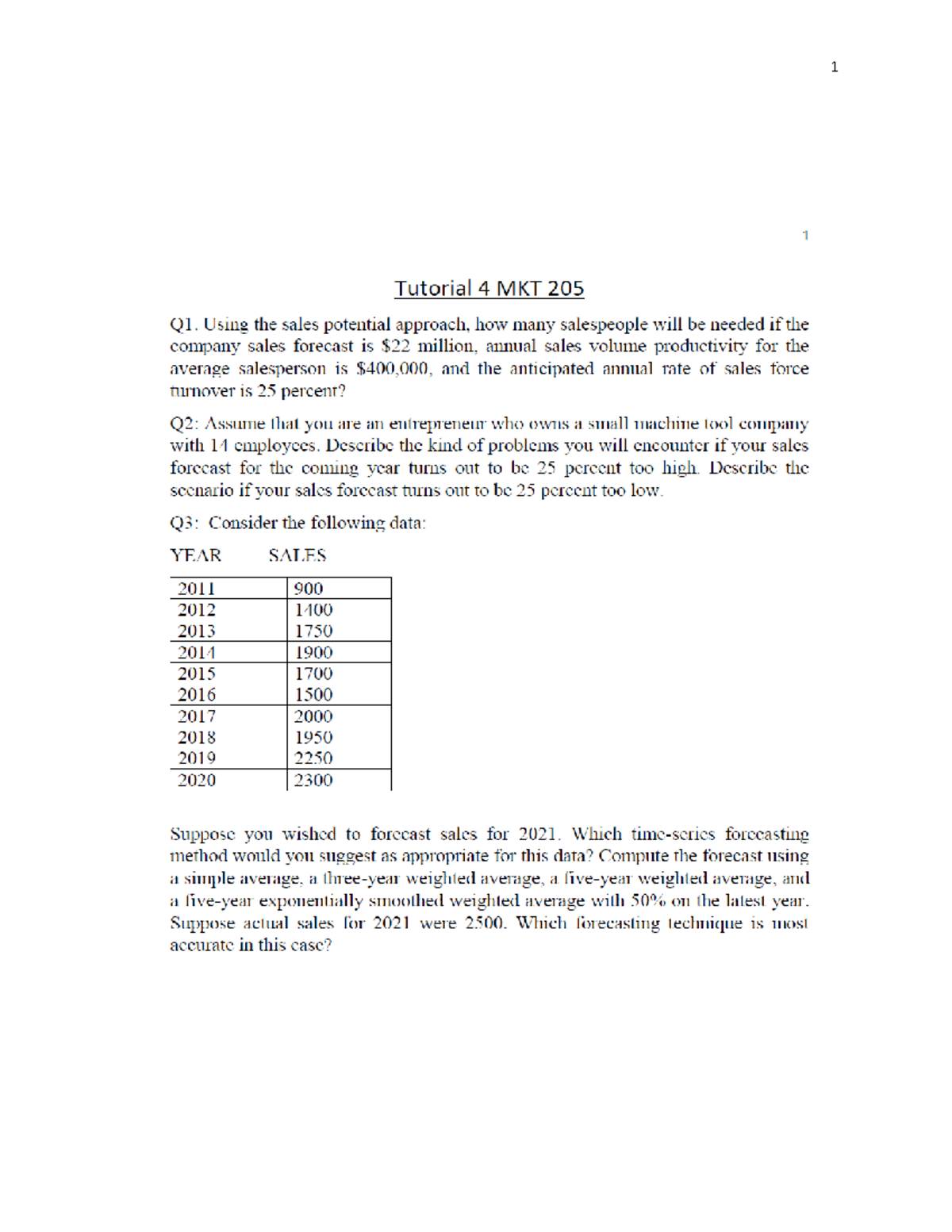 Final T4 MKT 205 - Lecture notes 1 - Principles of Marketing - Studocu