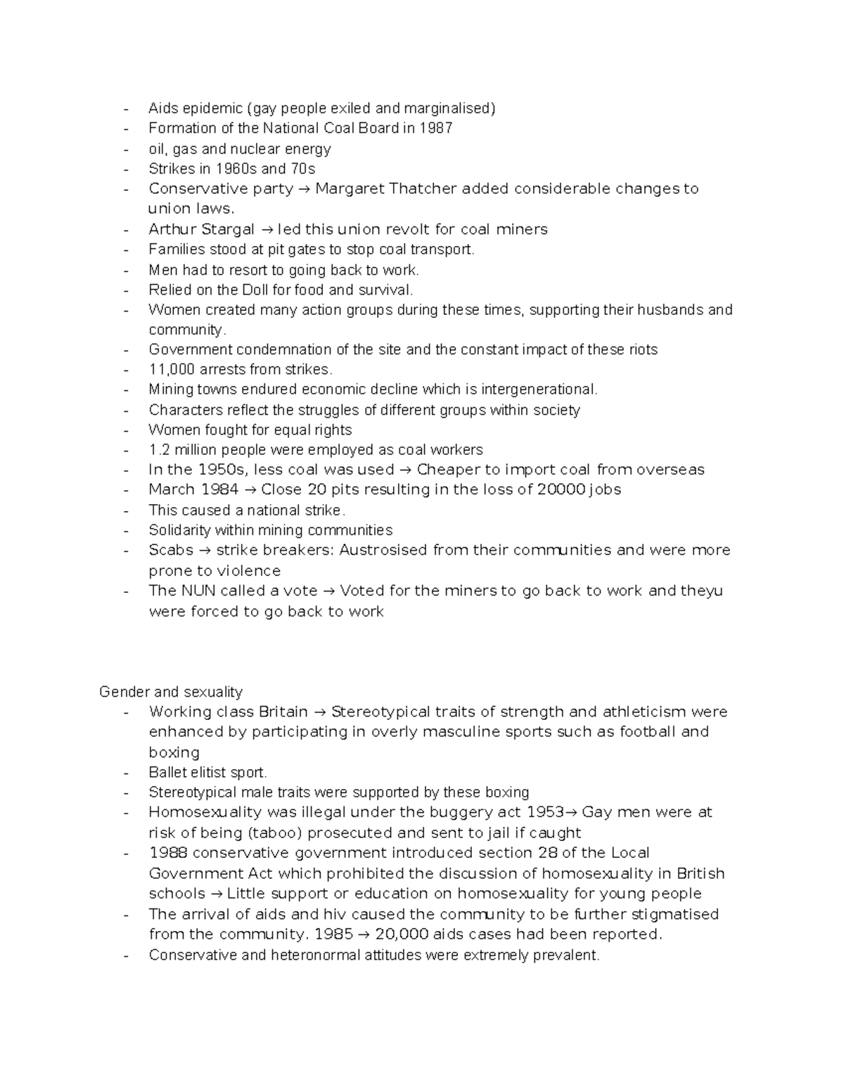 Billy elliot context - Aids epidemic (gay people exiled and ...