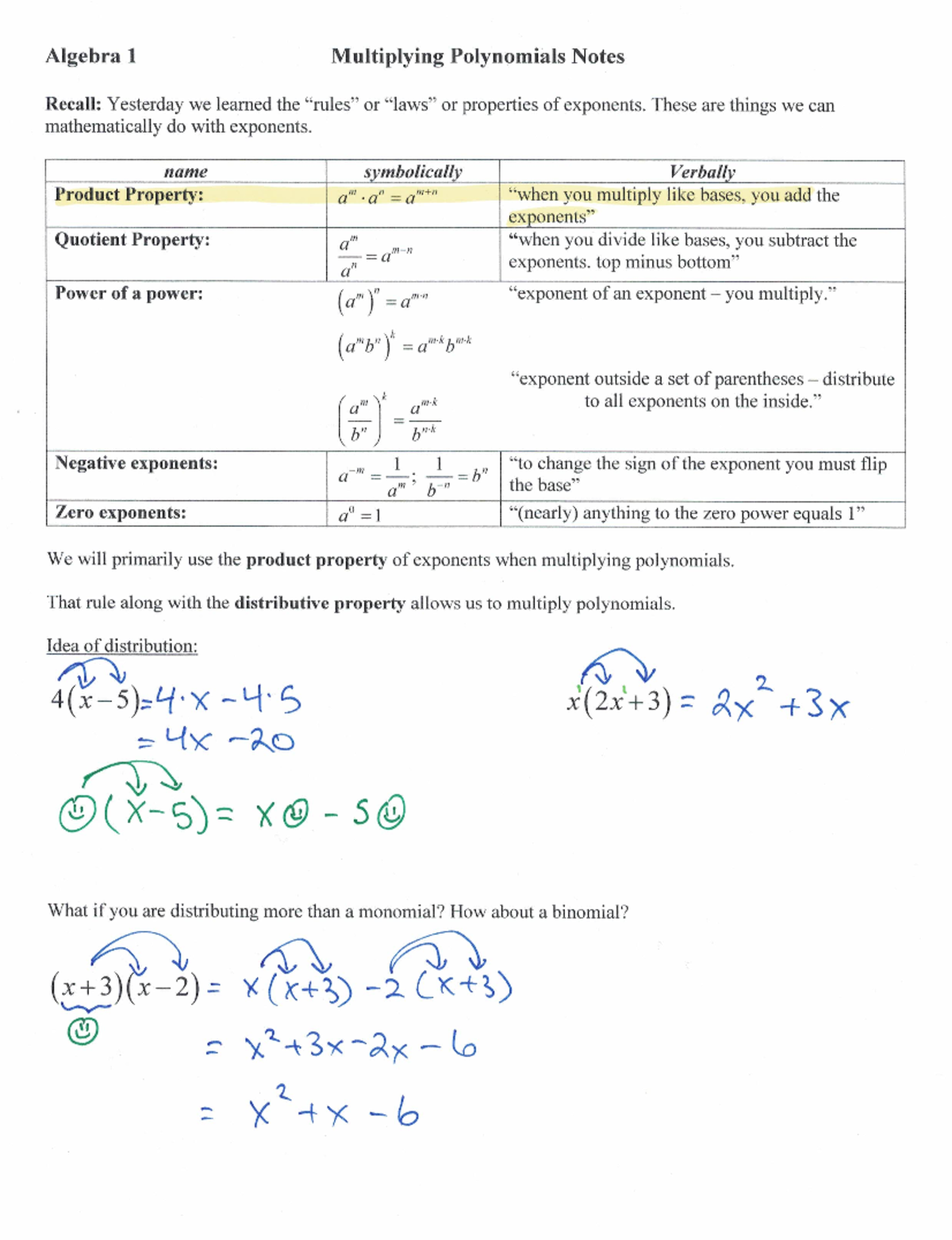 Multiplying Polynomials - MAT 121 - Studocu