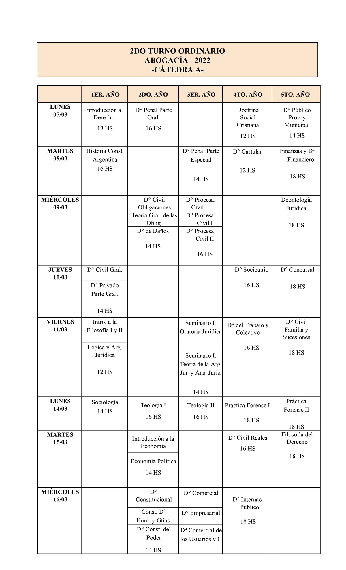 2DO Turno Ordinario 2022.docx - UCASAL. - 2DO TURNO ORDINARIO ABOGACÍA ...