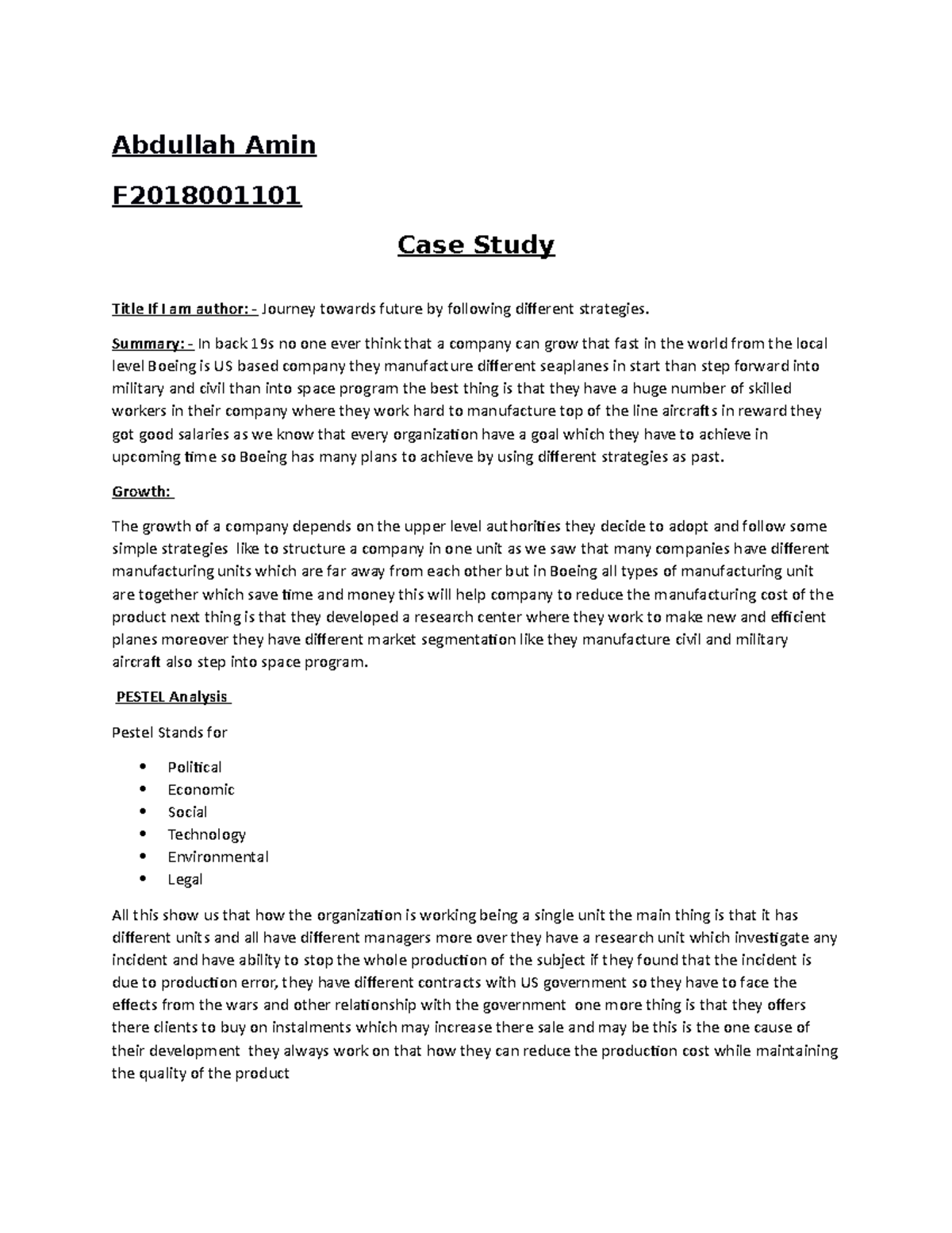 Abdullah Amin F2018 001101 Case-Study ASM(01) - Abdullah Amin F Case ...