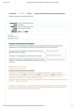 Parcial 1 Sistemas De Gestión Hseq área Personal Mis Cursos Sg Hseqc2