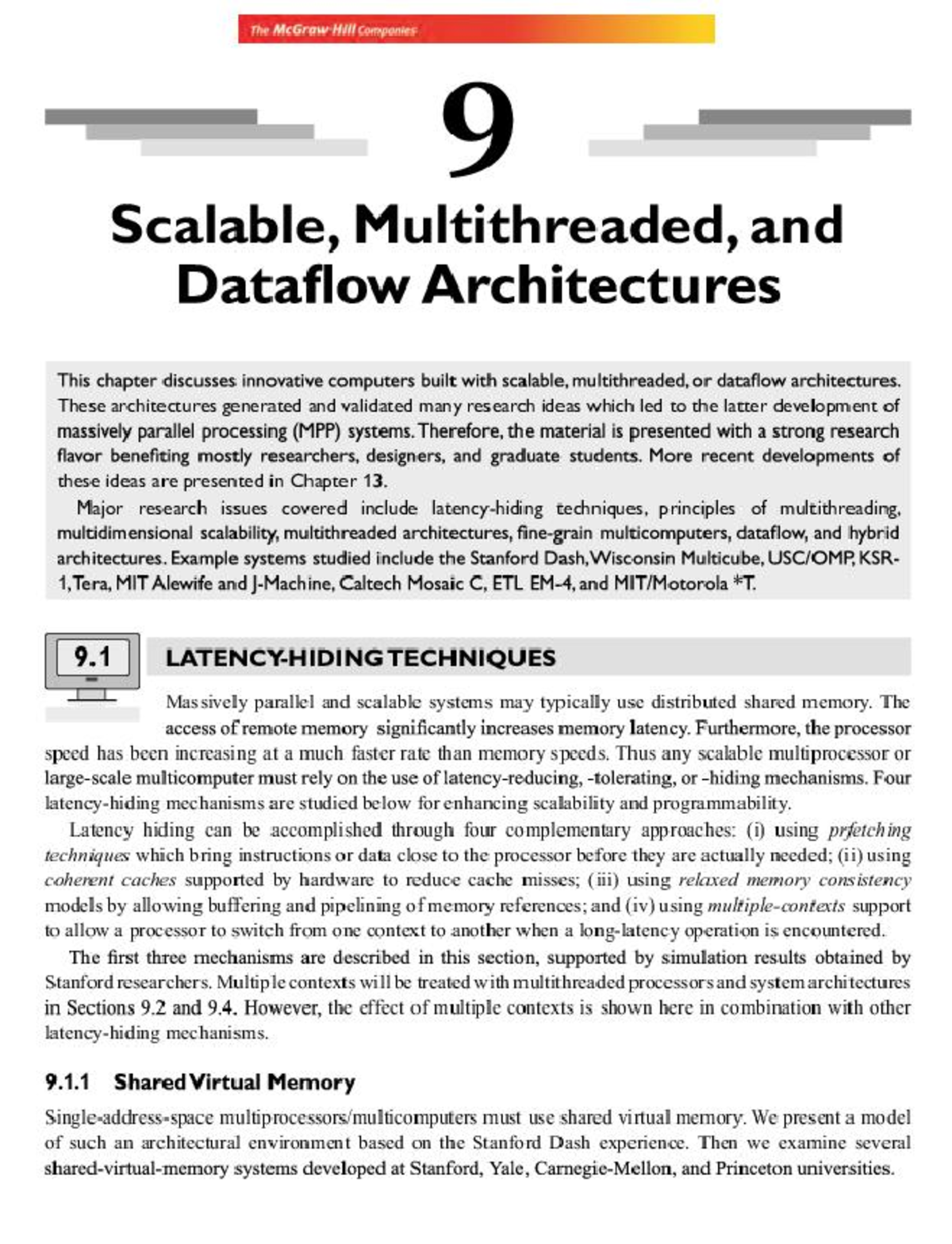 Advanced Computer Architecture Parallelism Scalability