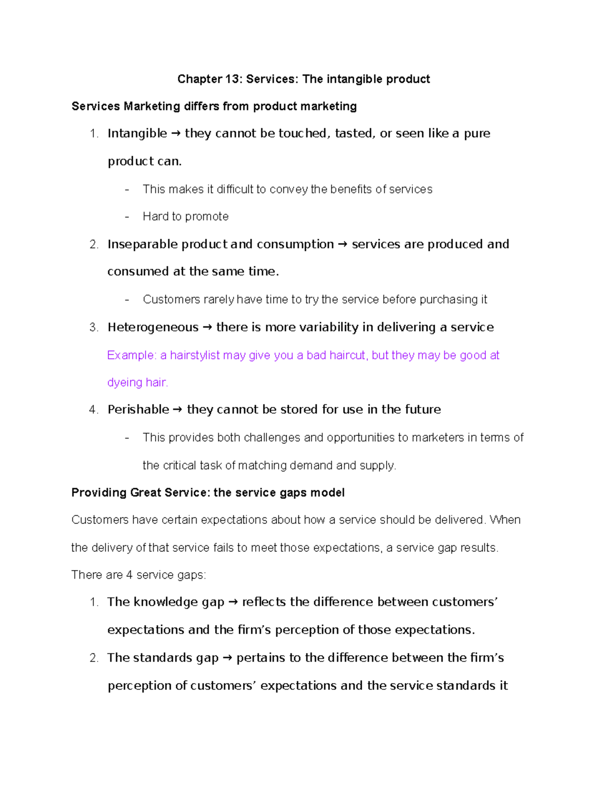 MKTG chapter 13 book notes - MKTG30000EX4 - IOWA - Studocu