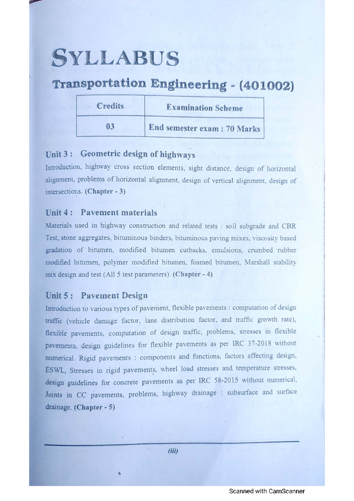 Transportation Engineering Decode - Civil Engineering - Studocu
