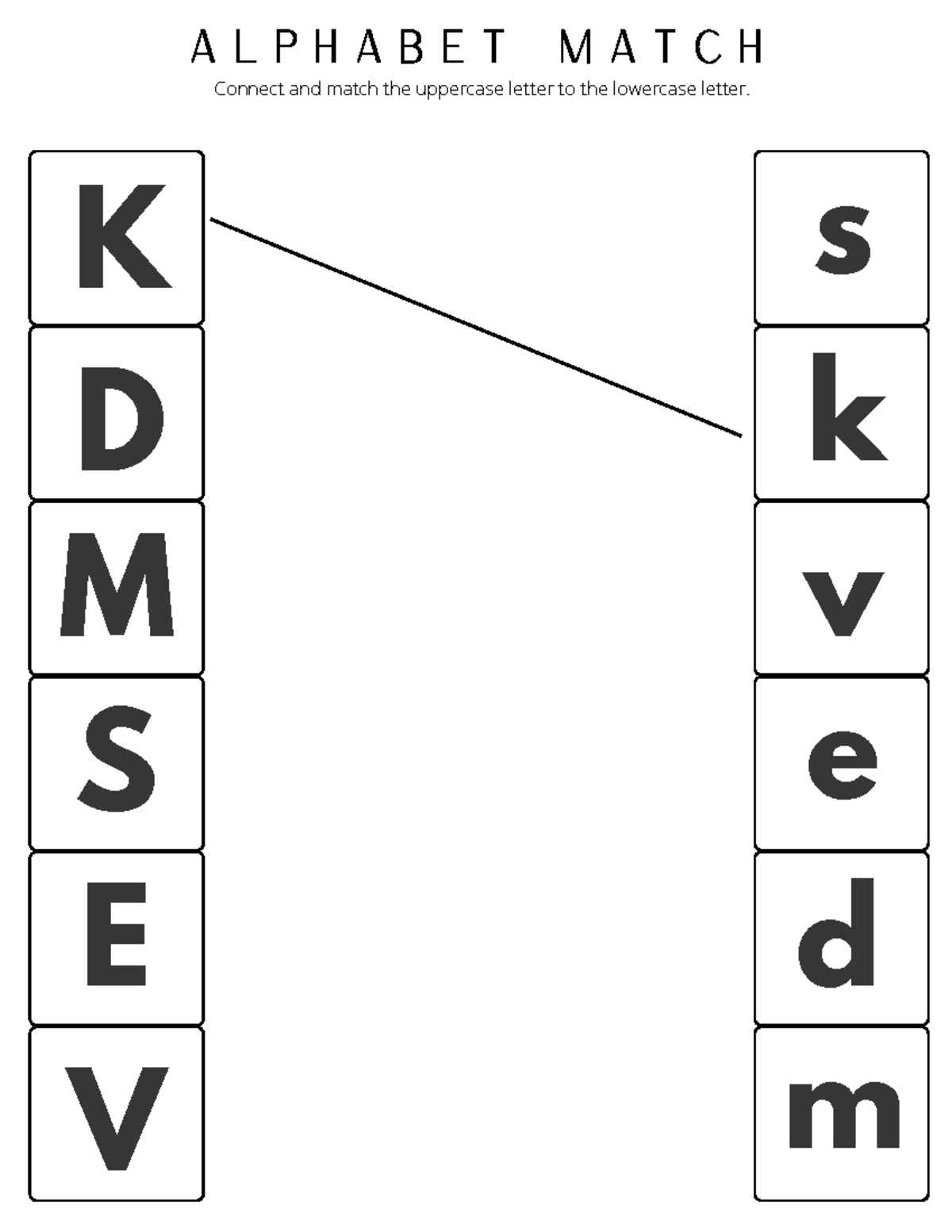 Matching Alphabets (11 Pages) - a L P H A B E T m A T C H ...