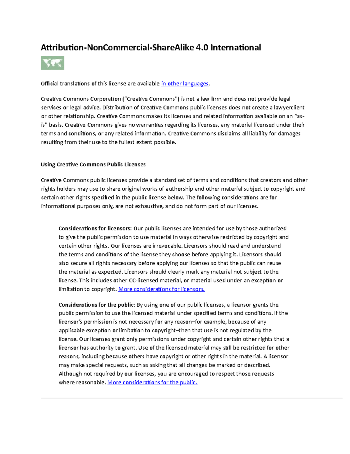 Attribution - Lecture Notes - Attribution-NonCommercial-ShareAlike 4 ...