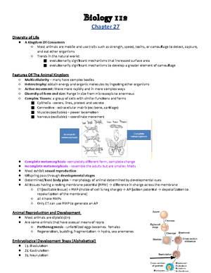 Bio 112 Practice Final Exam - Biology 112, Biological Concepts and ...