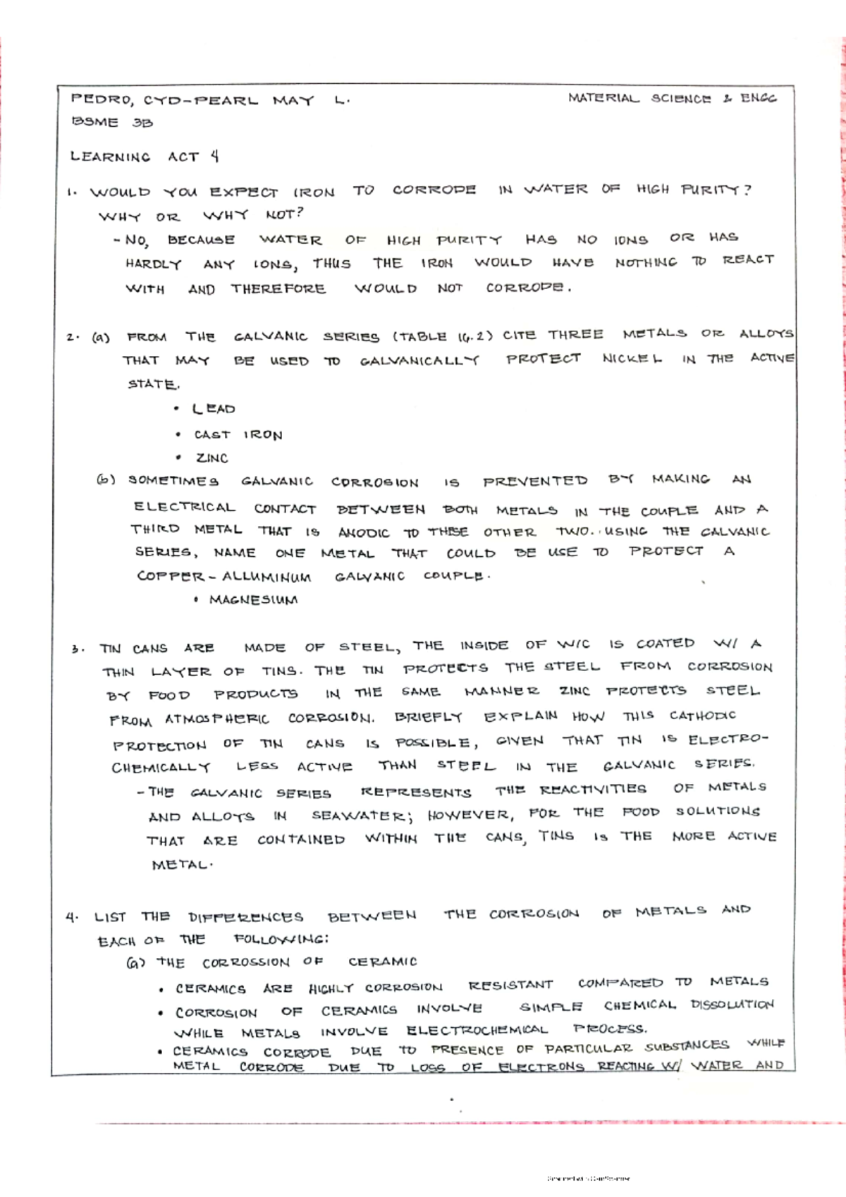 MATERIAL SCIENCE ENGINEERING - Technical Writing - Studocu