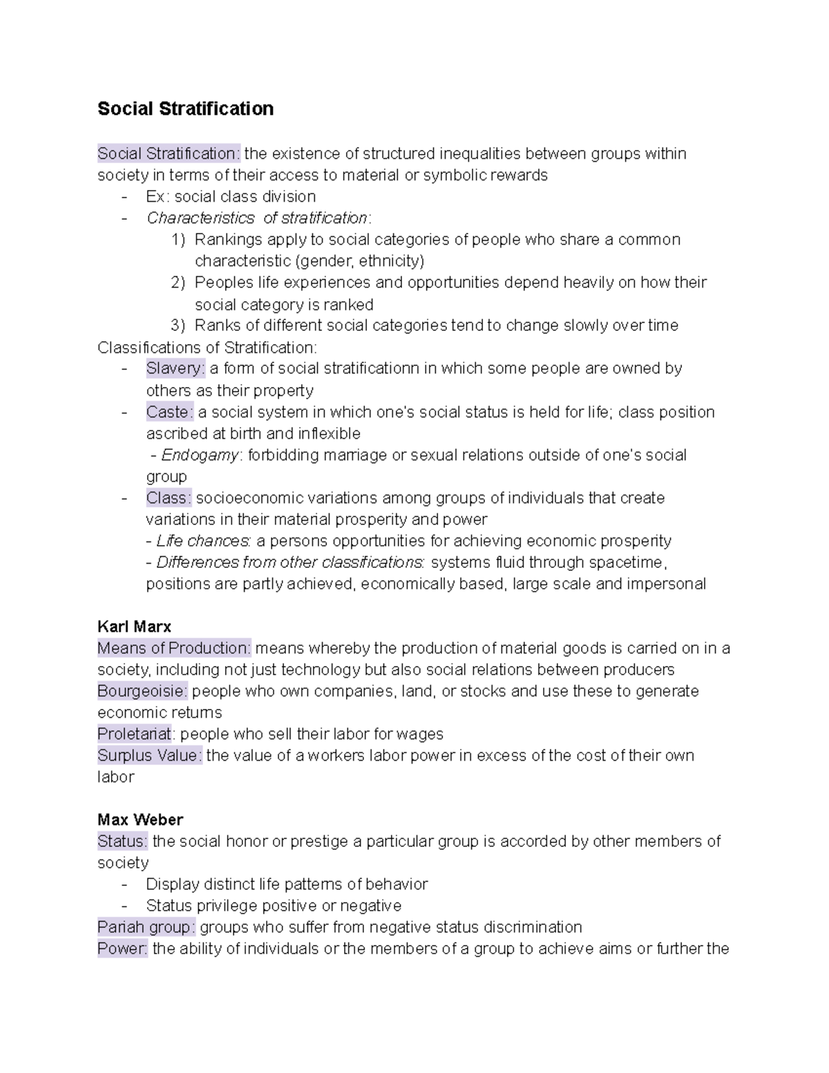 Social Stratification Sociology - Social Stratification Social ...