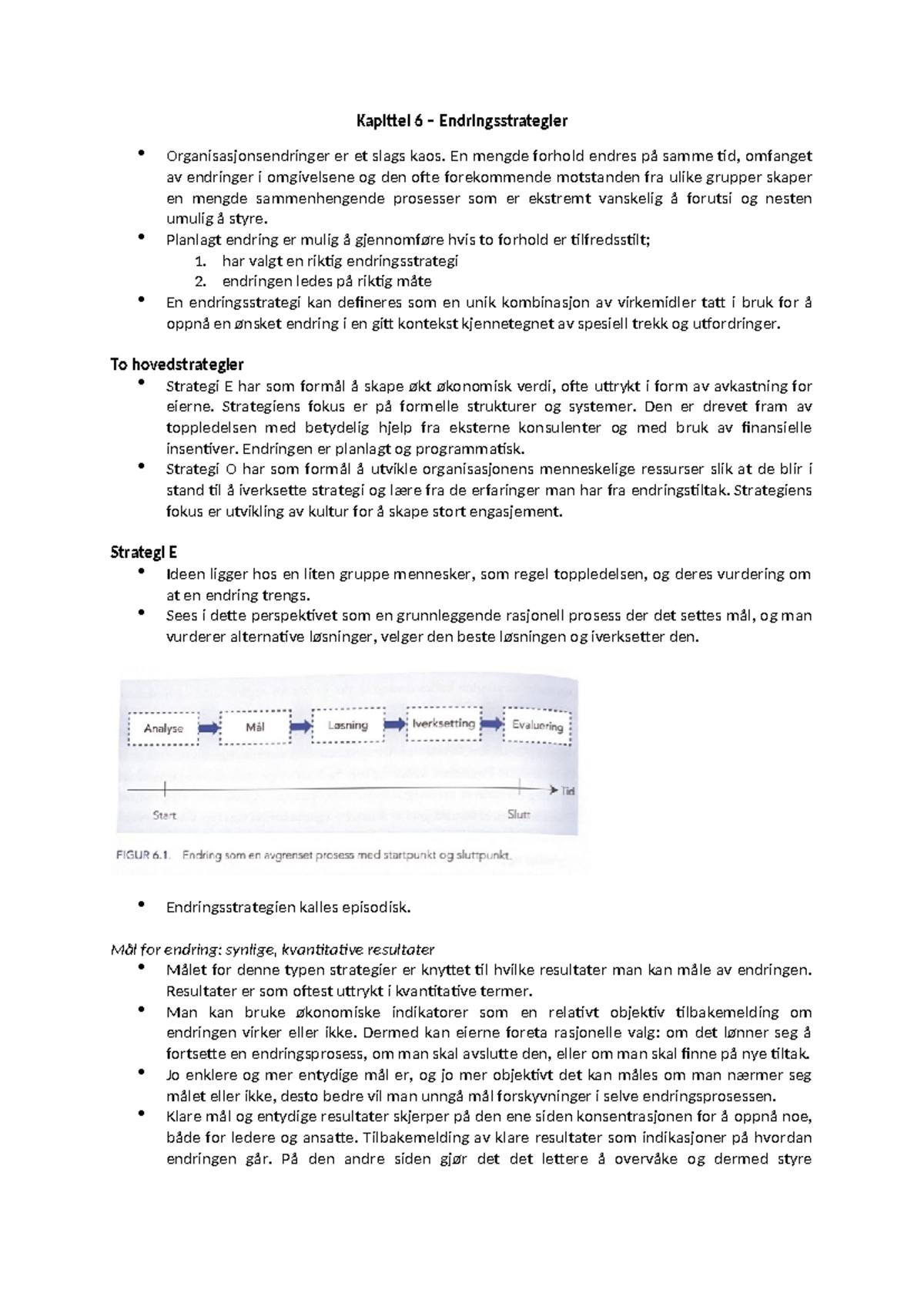 Kapittel 6 – Endringsstrategier (Jacobsen) - Kapittel 6 – Endringsstrategier - Studocu
