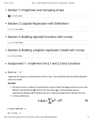 Class 4 - Gradient Descent and Computation Graph - handout.ipynb - Colaboratory - INSY 336 - Studocu