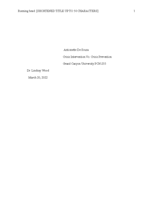 Topic 3 Intake Assessment Form - PCN-255 - GCU - Studocu