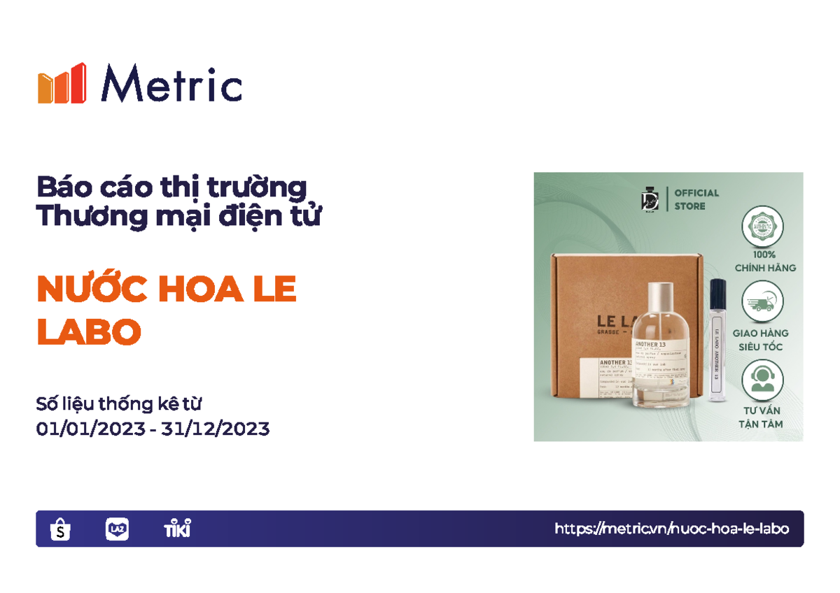 [Metric]Báo cáo nước hoa le labo - Báo cáo thị trường Thương mại điện ...