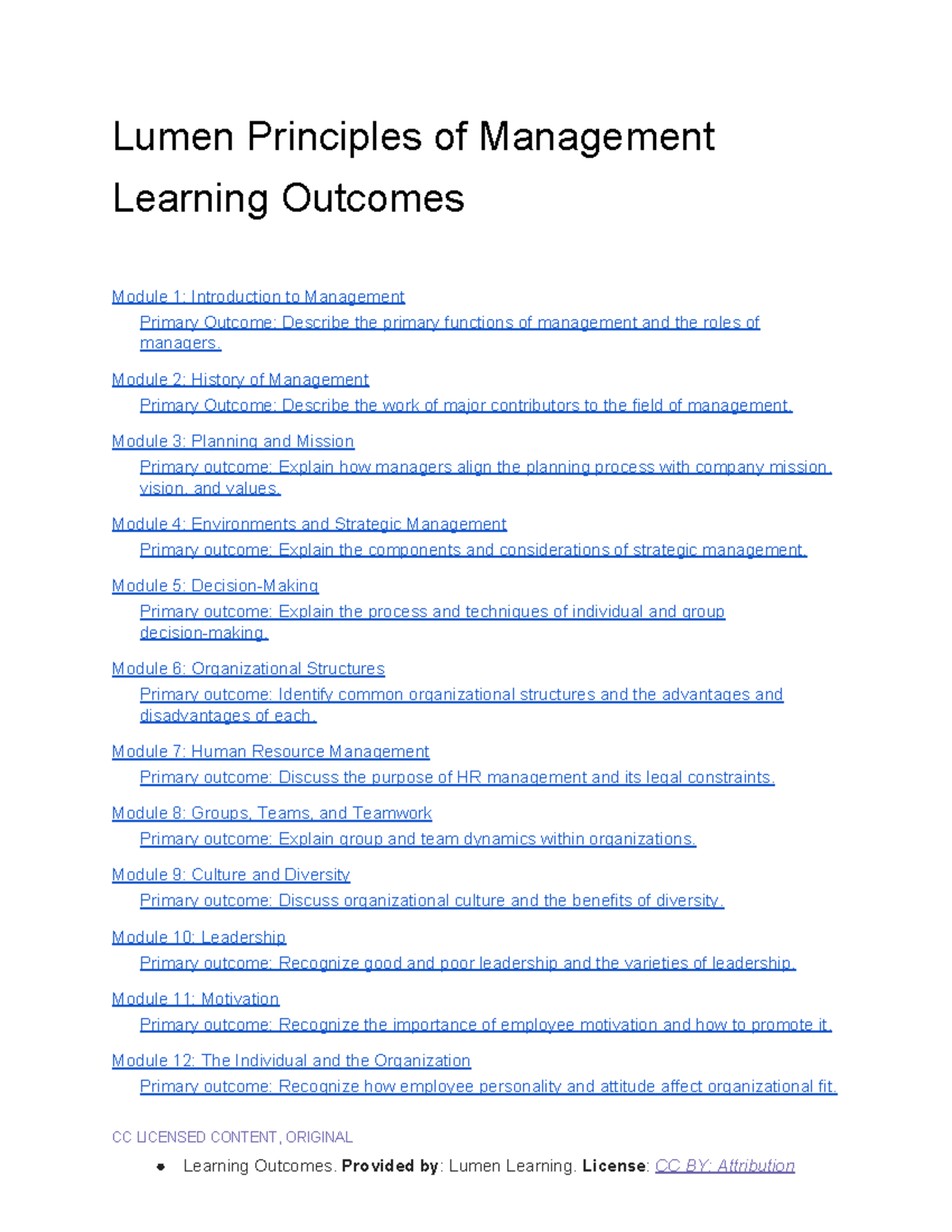 Principles+of+Management+Learning+Outcomes+all+levels - Lumen ...