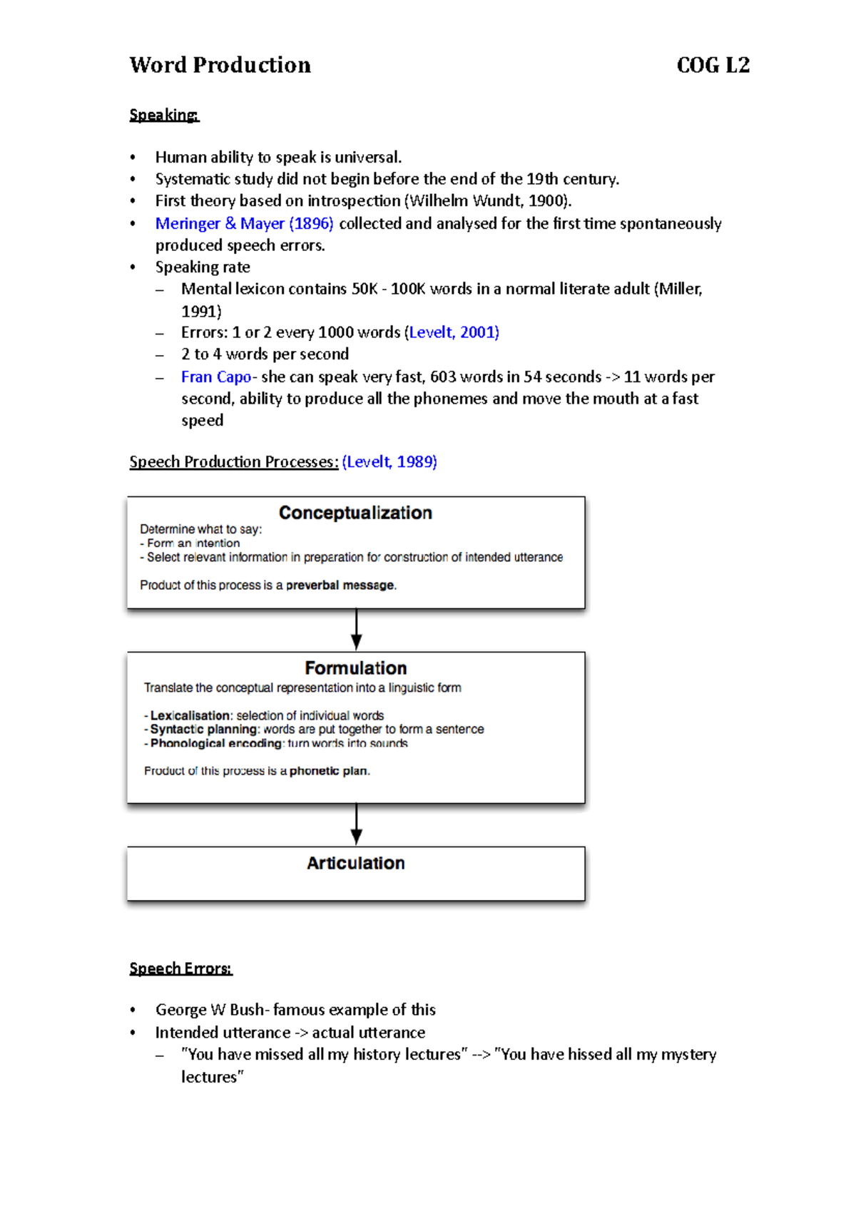 COG Language Lecture 2 - Speaking: Human ability to speak is universal ...