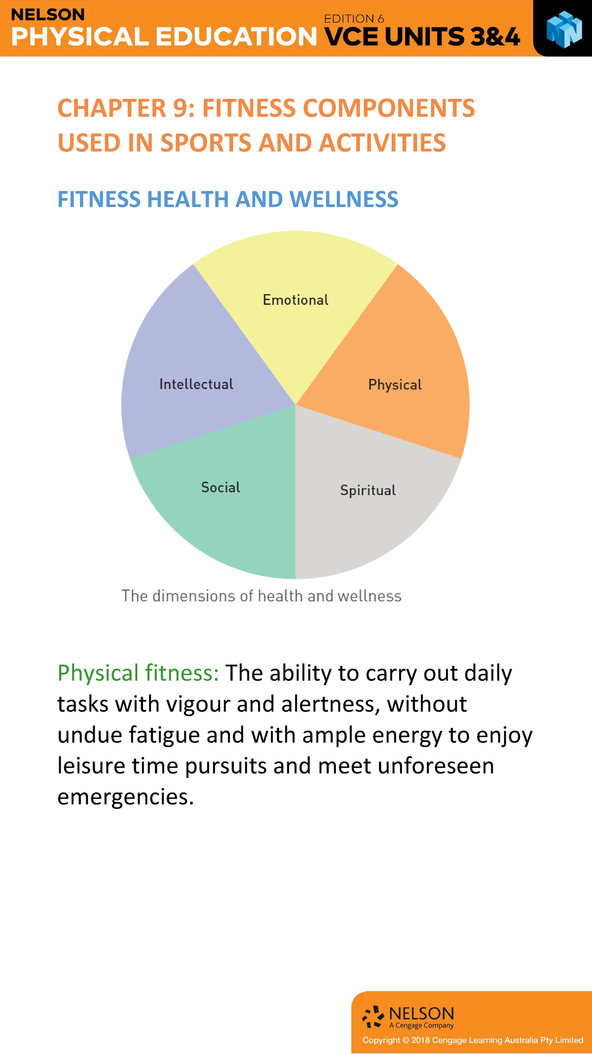 chapter pe 9 notes - USED IN SPORTS AND ACTIVITIES FITNESS HEALTH AND ...