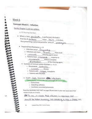 160 Week 7 and 8 - Study hard - NUR 172 - Studocu