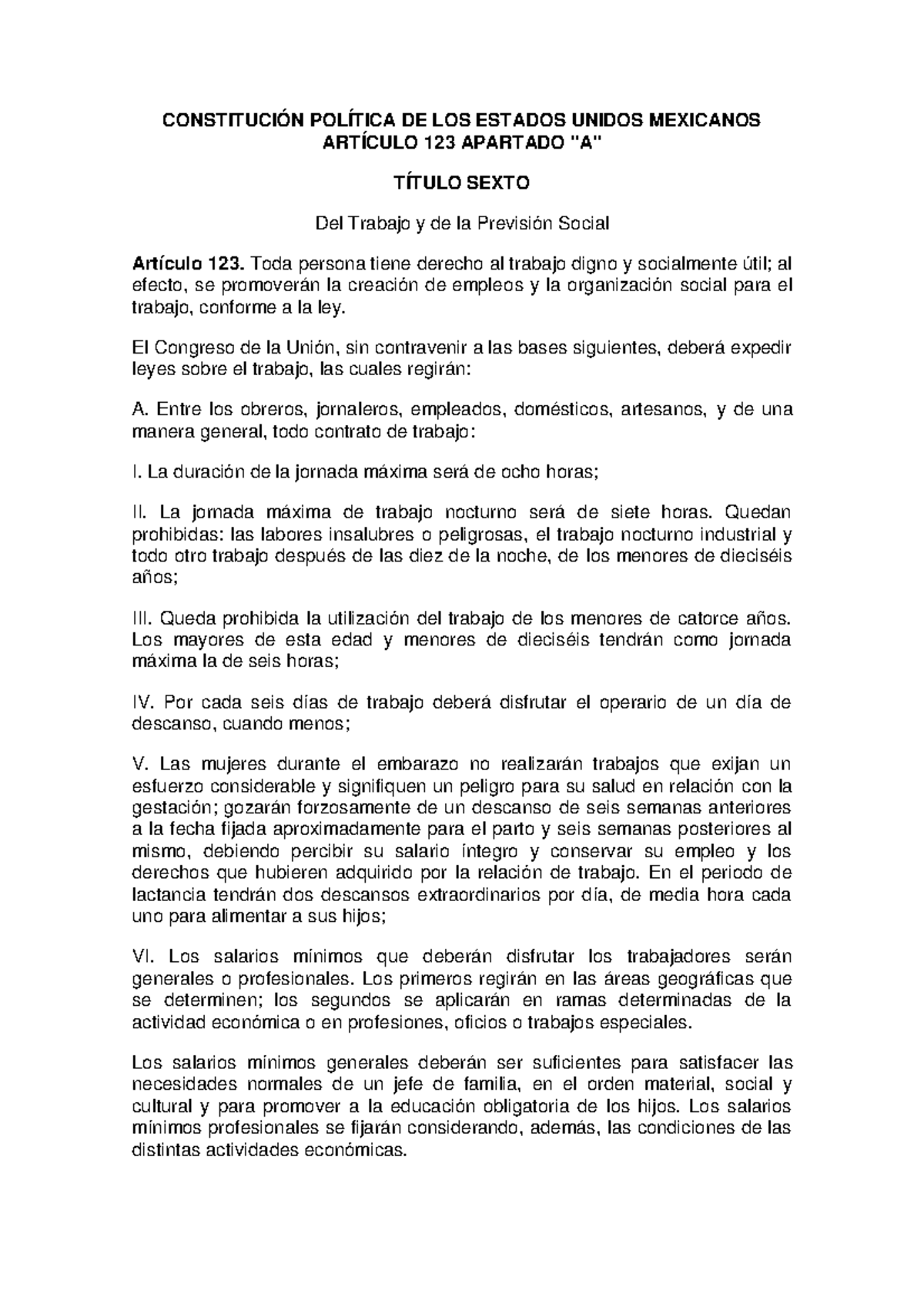 12articulo 123 - ARTICULO CPEUM - CONSTITUCIÓN POLÍTICA DE LOS ESTADOS ...