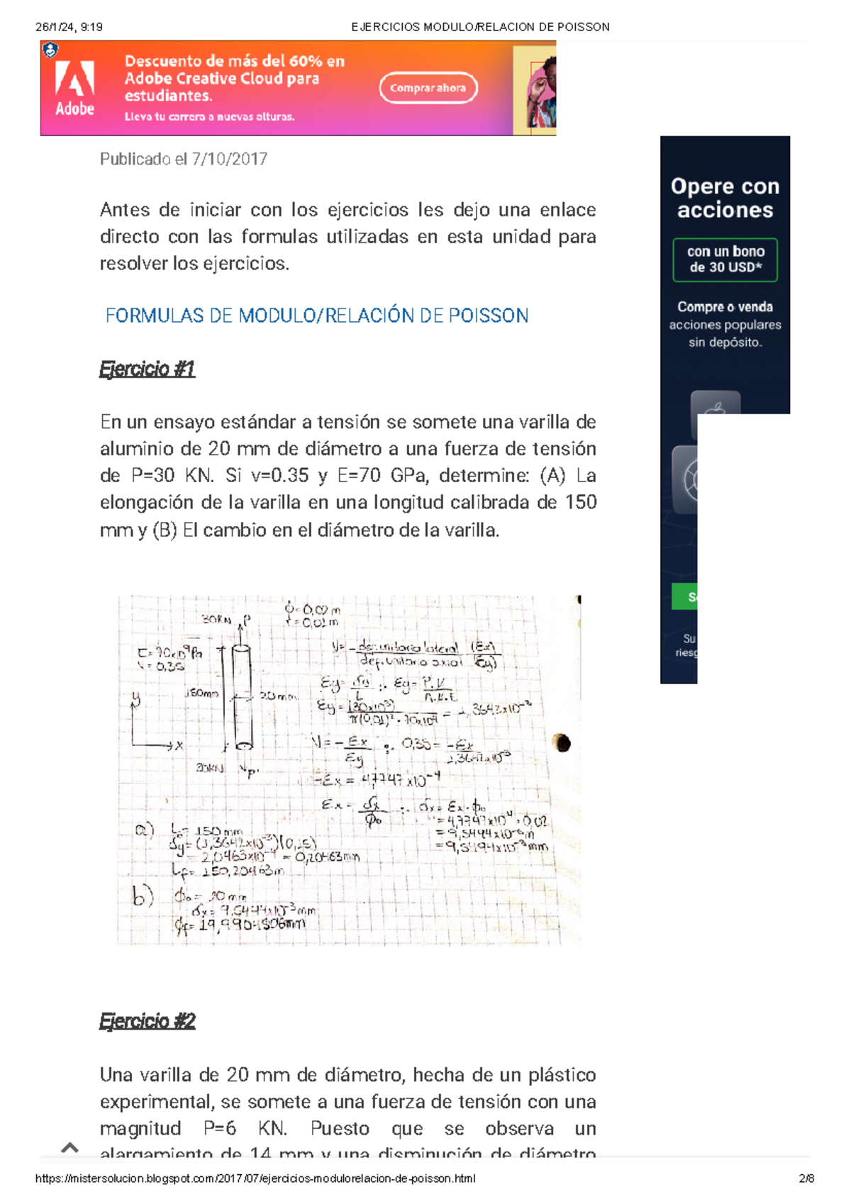 Ejercicios Modulo Relacion DE Poisson - EJERCICIOS MODULO/RELACION DE ...