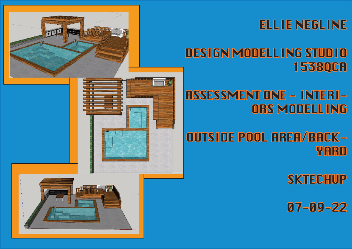 Sketch up assessment one - ELLIE NEGLINEELLIE NEGLINE DESIGN MODELLING ...