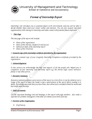 Internship report accounting student - International Education Studies ...
