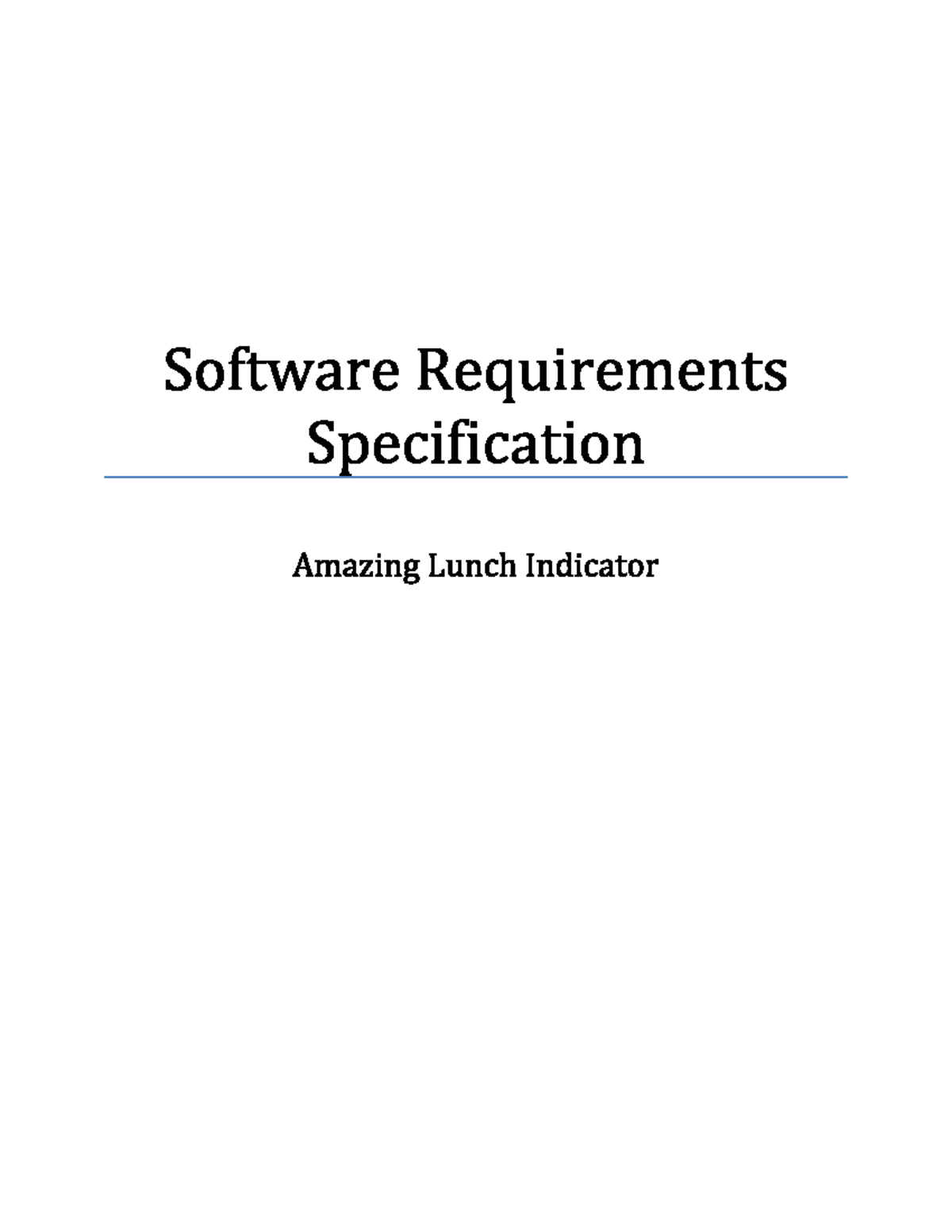 SRS Sample - Software Engineerinng - Studocu
