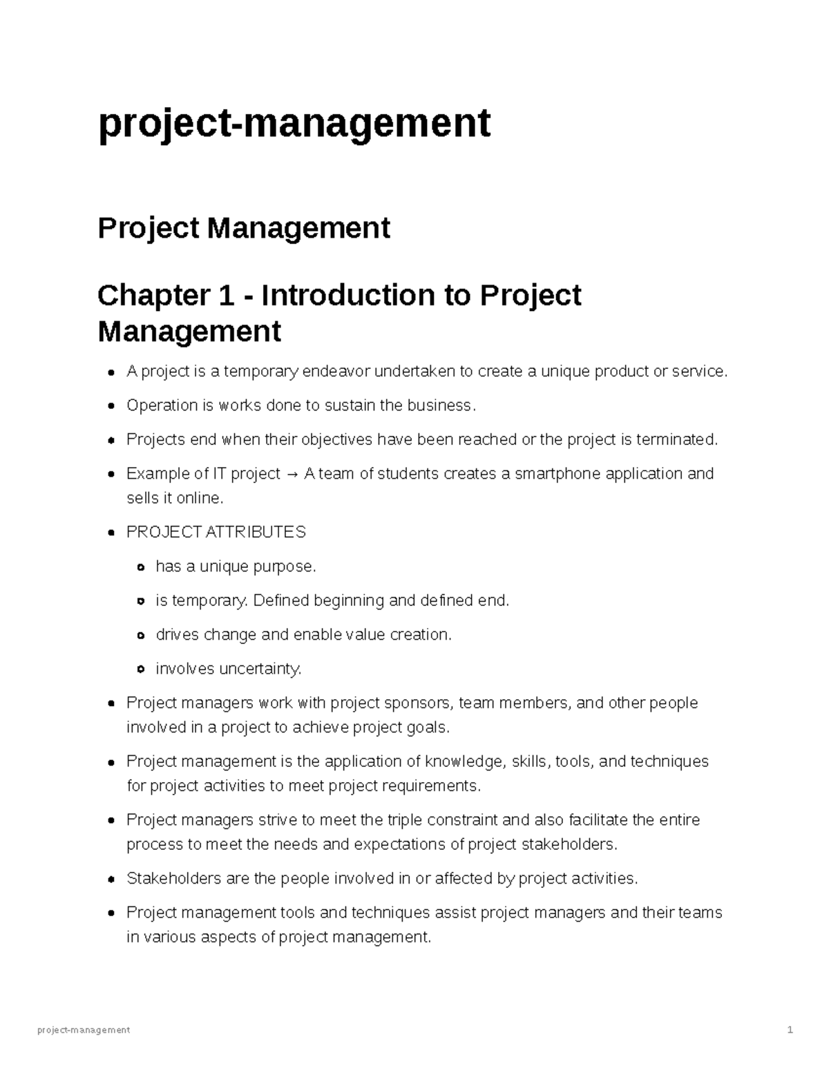Project-management-notes - project-management Project Management ...