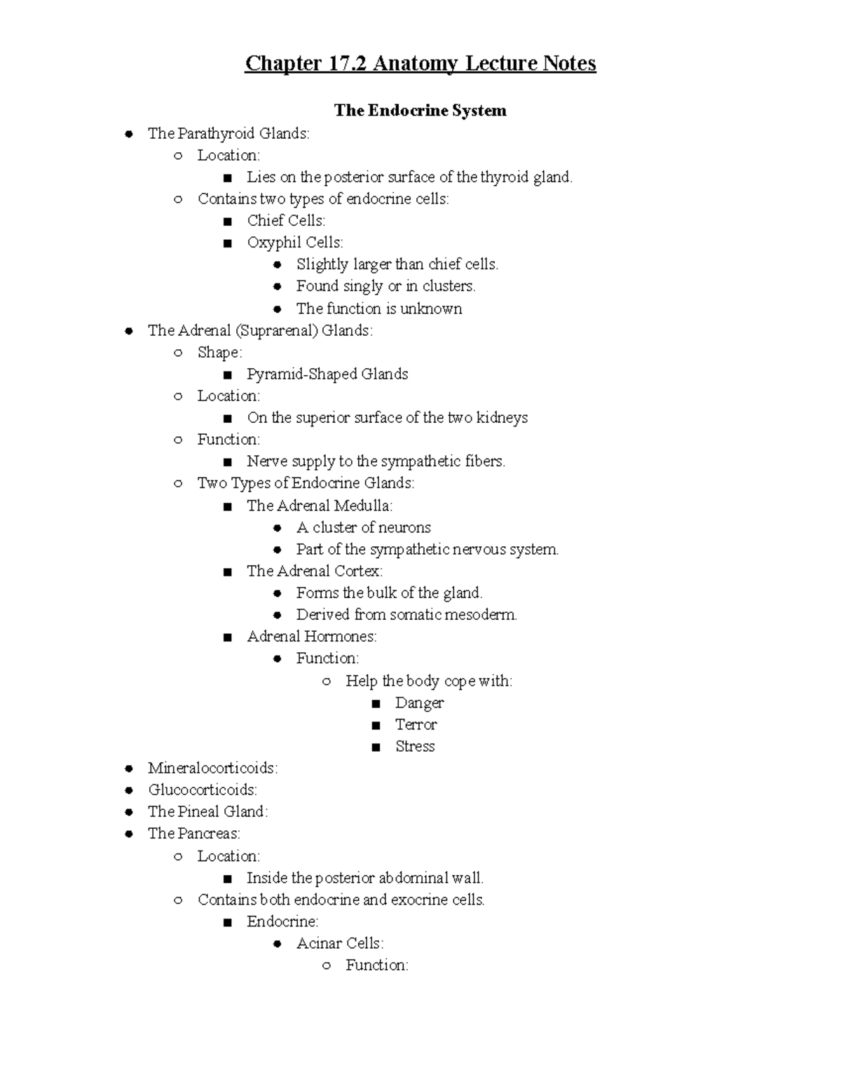 Chapter 17.2 Anatomy Lecture Notes - Chapter 17 Anatomy Lecture Notes ...