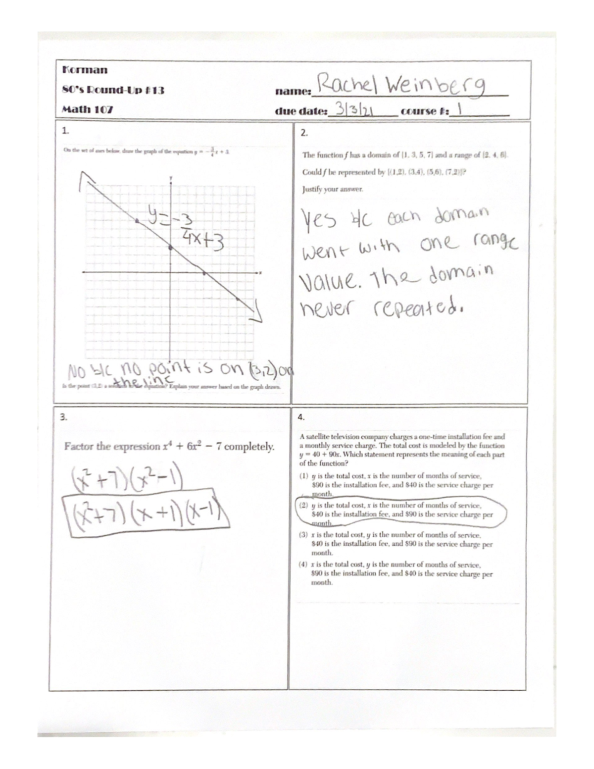 80s Roundup #13 2 - MATH 170H - Studocu