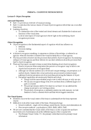 Object & Face Recognition Lecture - Objectives Introduce theories of object and face recognition ...