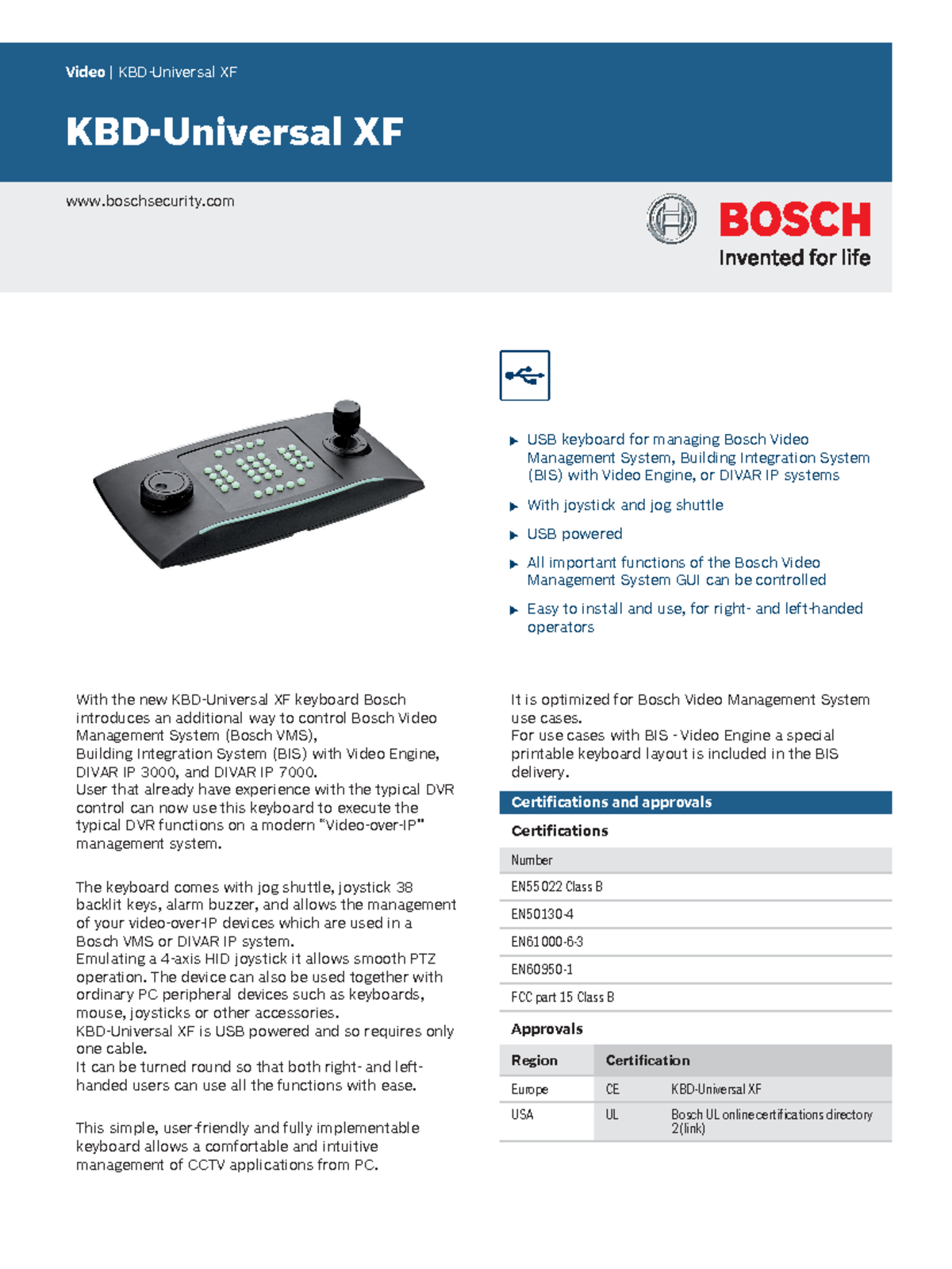 7.2.5 Teclado Universal KBD-UXF - Video | KBD-Universal XF KBD ...