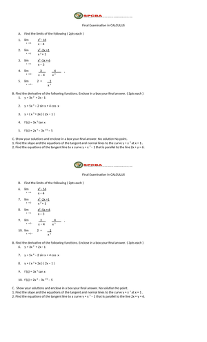 Math 5B Calculus - math - Math 5B Calculus Preliminary Examination I ...