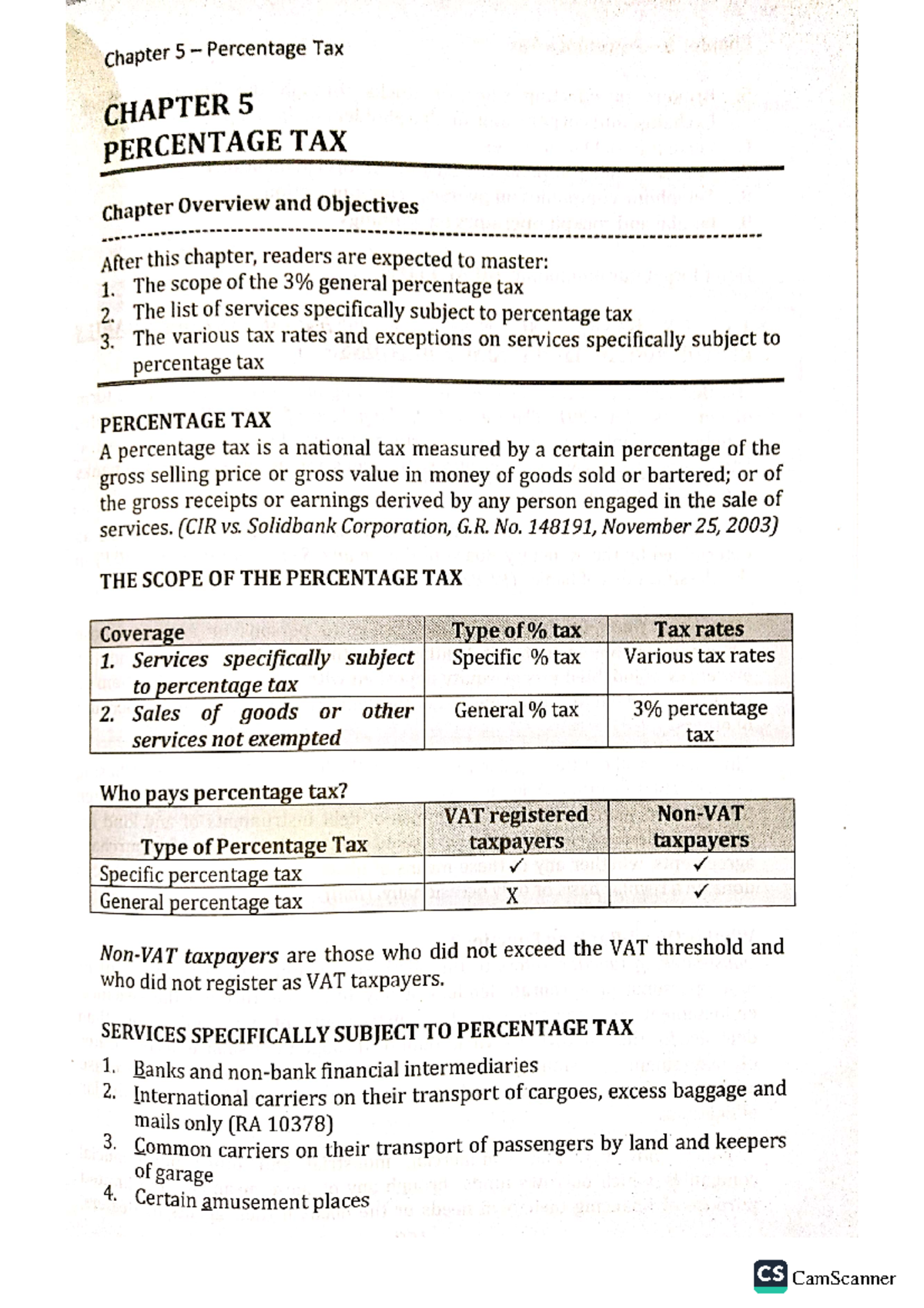 Chapter 5 Business Taxation - BS accountancy - Studocu