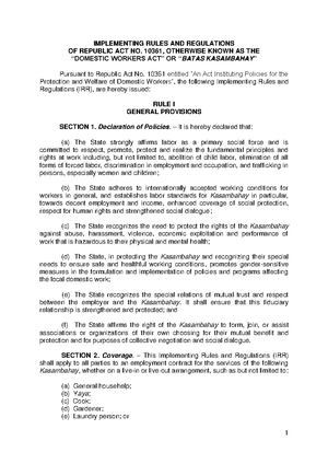 Universal Health Care Act-IRR RA 11223 - IMPLEMENTING RULES AND ...