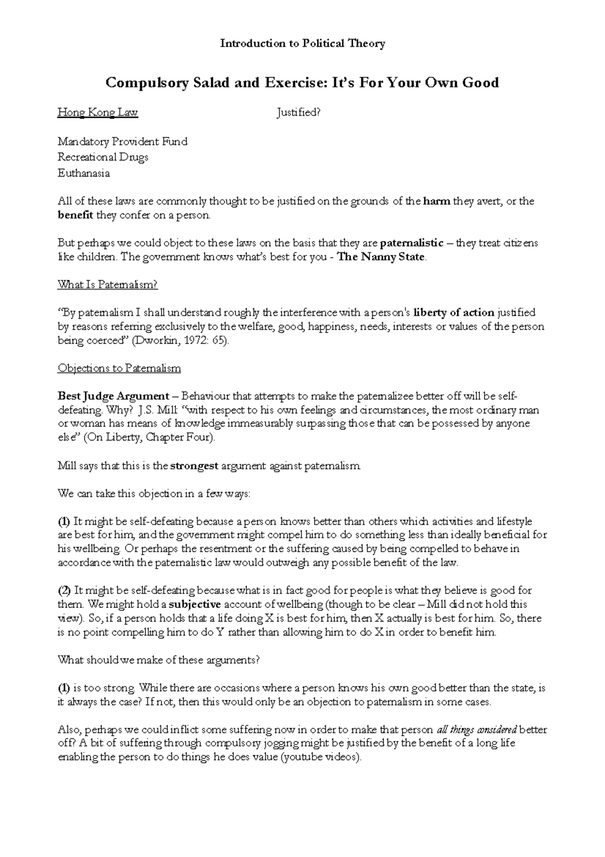 Lecture 6 Lecture Handout Outline of the Lecture - Introduction to ...