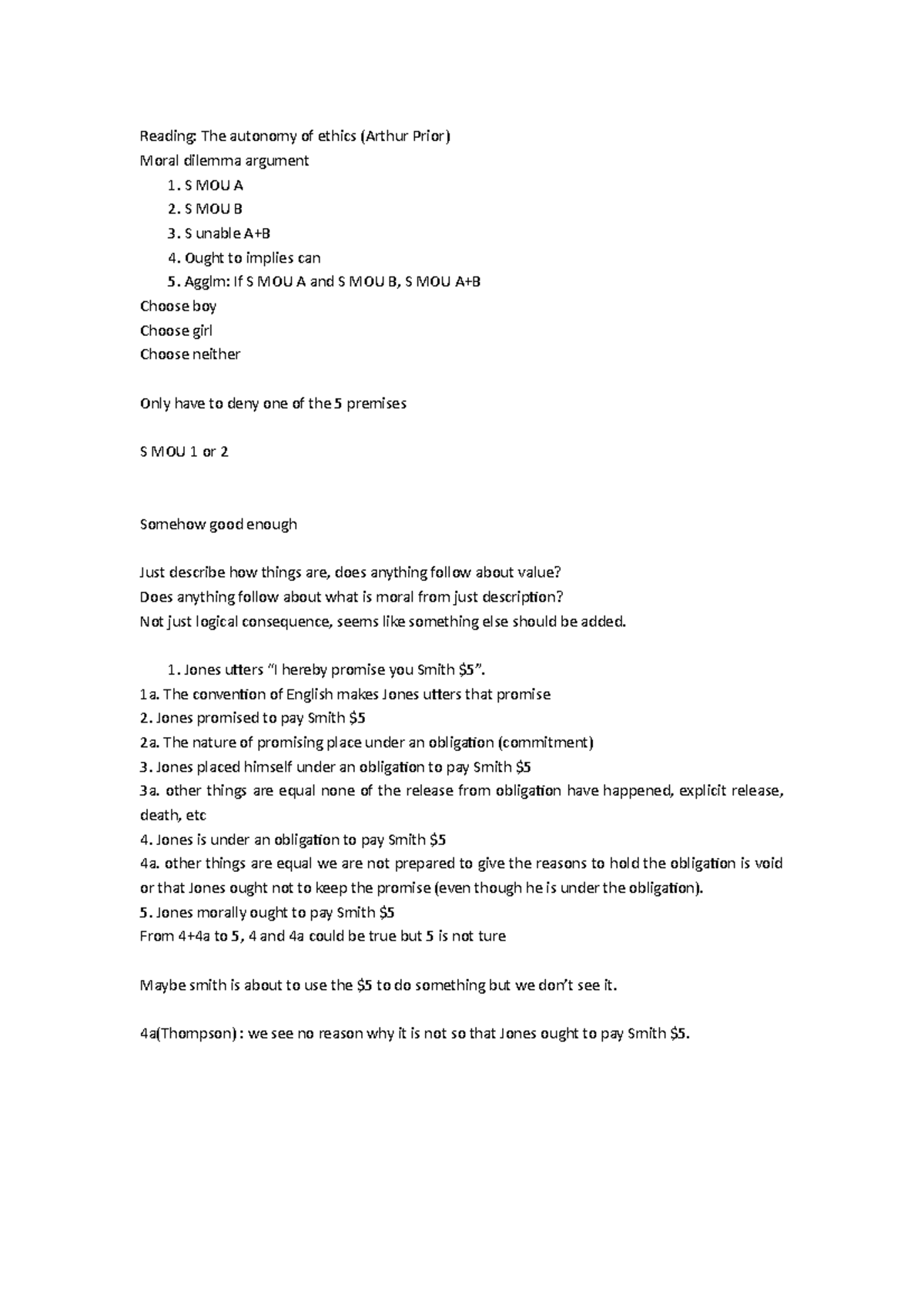 Apr 5 MTH225- Paul Audi - Reading: The autonomy of ethics (Arthur Prior ...