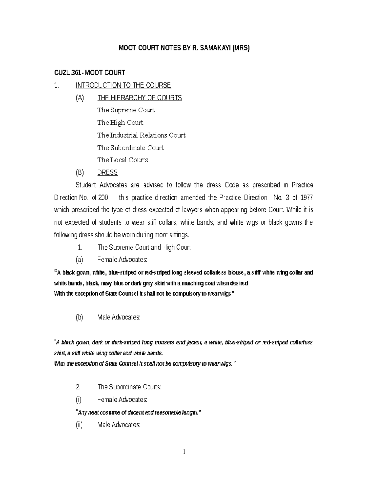 323433937 MOOT Court Notes Full Contents by Rose Samakayi - MOOT COURT ...