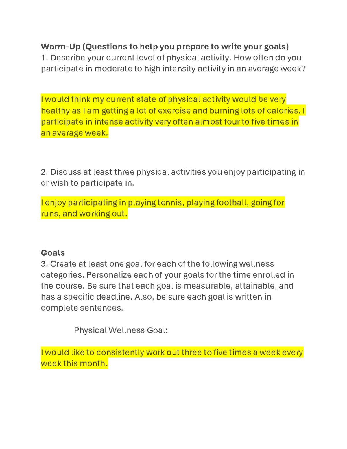 01.05 HOPE - Biology Assignment - Warm-Up (Questions to help you ...