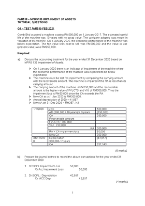 Question Tutorial Leases - MFRS 117: LEASES Question 1 Describe 5 ...
