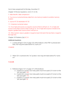Plc 2 Week 1 hw1 - this is homework assignments - EEM-252 Analog ...