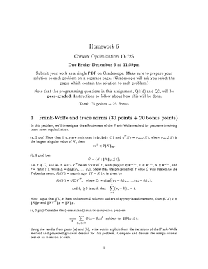 Convex-opt-scribed - Convexity II: Optimization basics - 10-725/36-725: Convex Optimization Fall ...