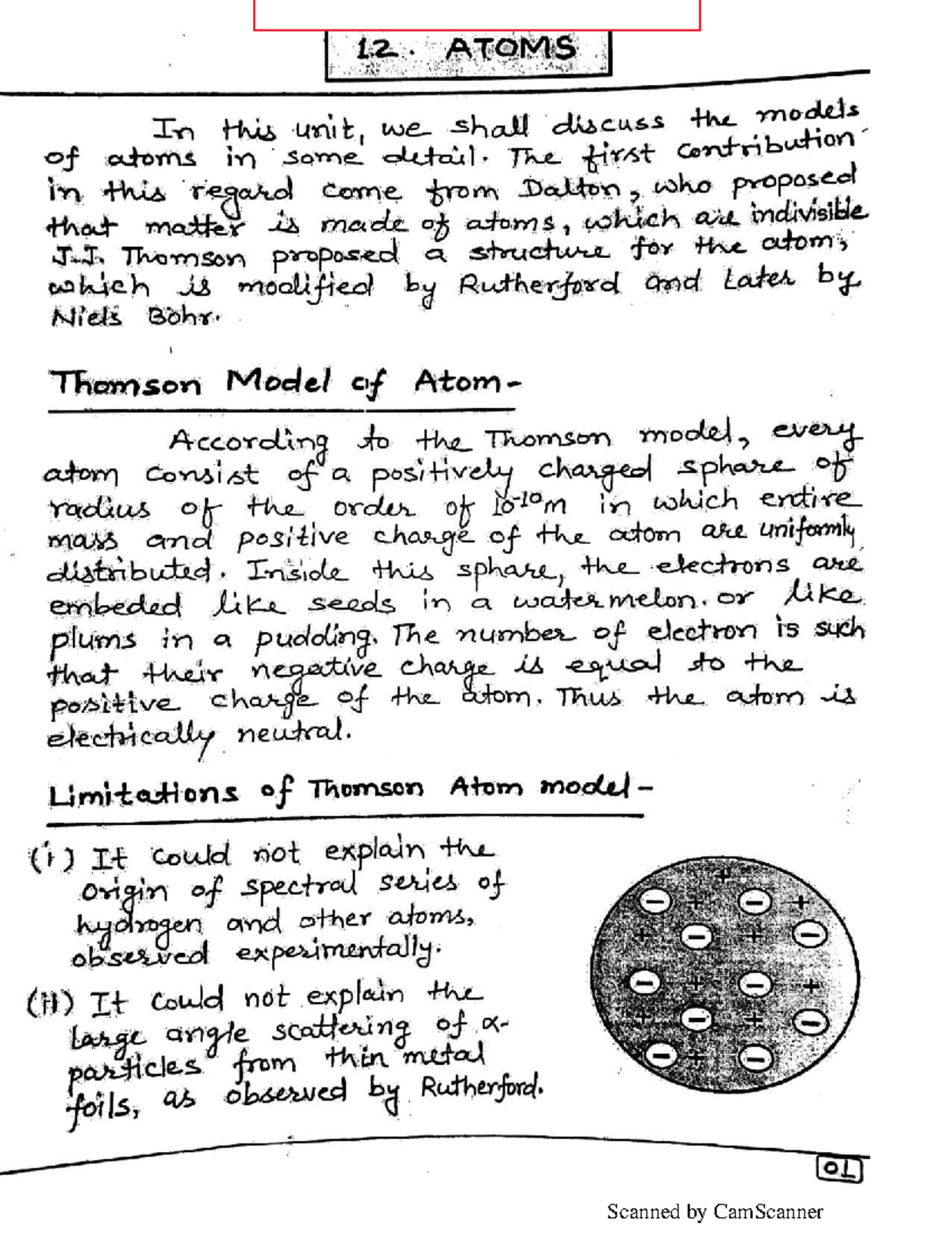 Atoms Class XII - Please - 12. ATOMS of atoms in some detail. The first ...