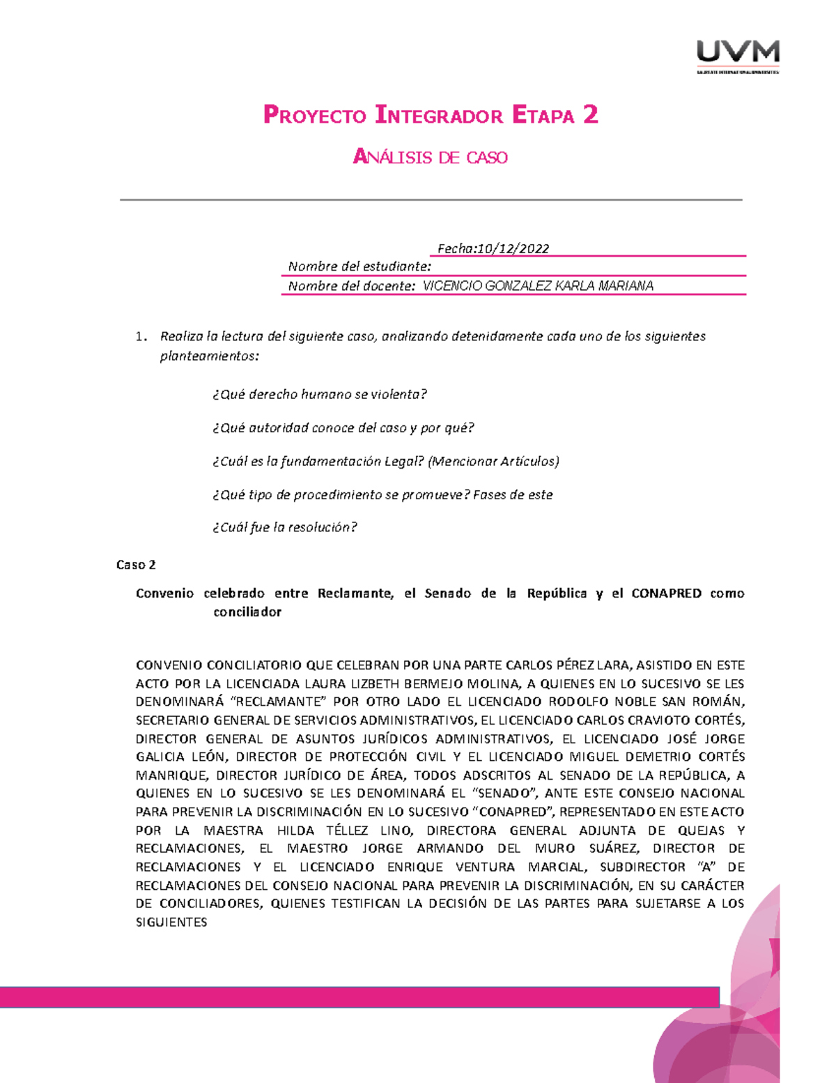 PIE2 Análisis caso - Tarea de BB - PROYECTO INTEGRADOR ETAPA 2 ANÁLISIS ...