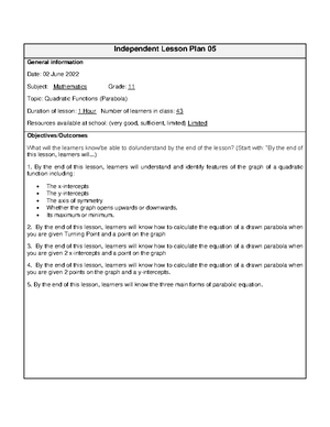 Tps3703 - Unisa - Teaching practise3 - Studocu